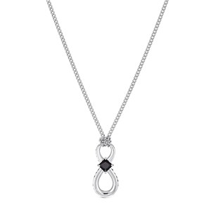 全新 SWAROVSKI 施華洛世奇 INFINITY 頸鏈 5528109 銀色 純銀