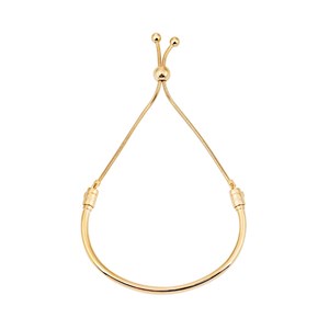 PANDORA 潘多拉 金色MOMENTS PANDORA SHINE 滑動手鐲 567953CZ-3