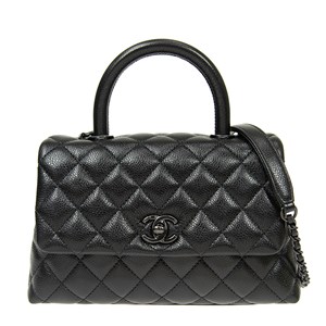 全新 CHANEL 香奈兒 手袋 A92990 黑扣 單肩包/斜挎包/手提包
