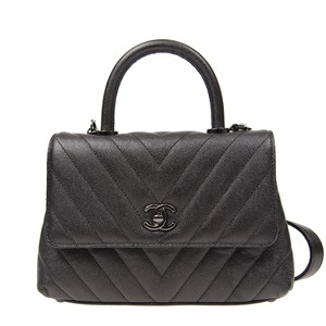 全新 CHANEL 香奈兒 手袋 A92990 黑扣 單肩包/斜挎包/手提包